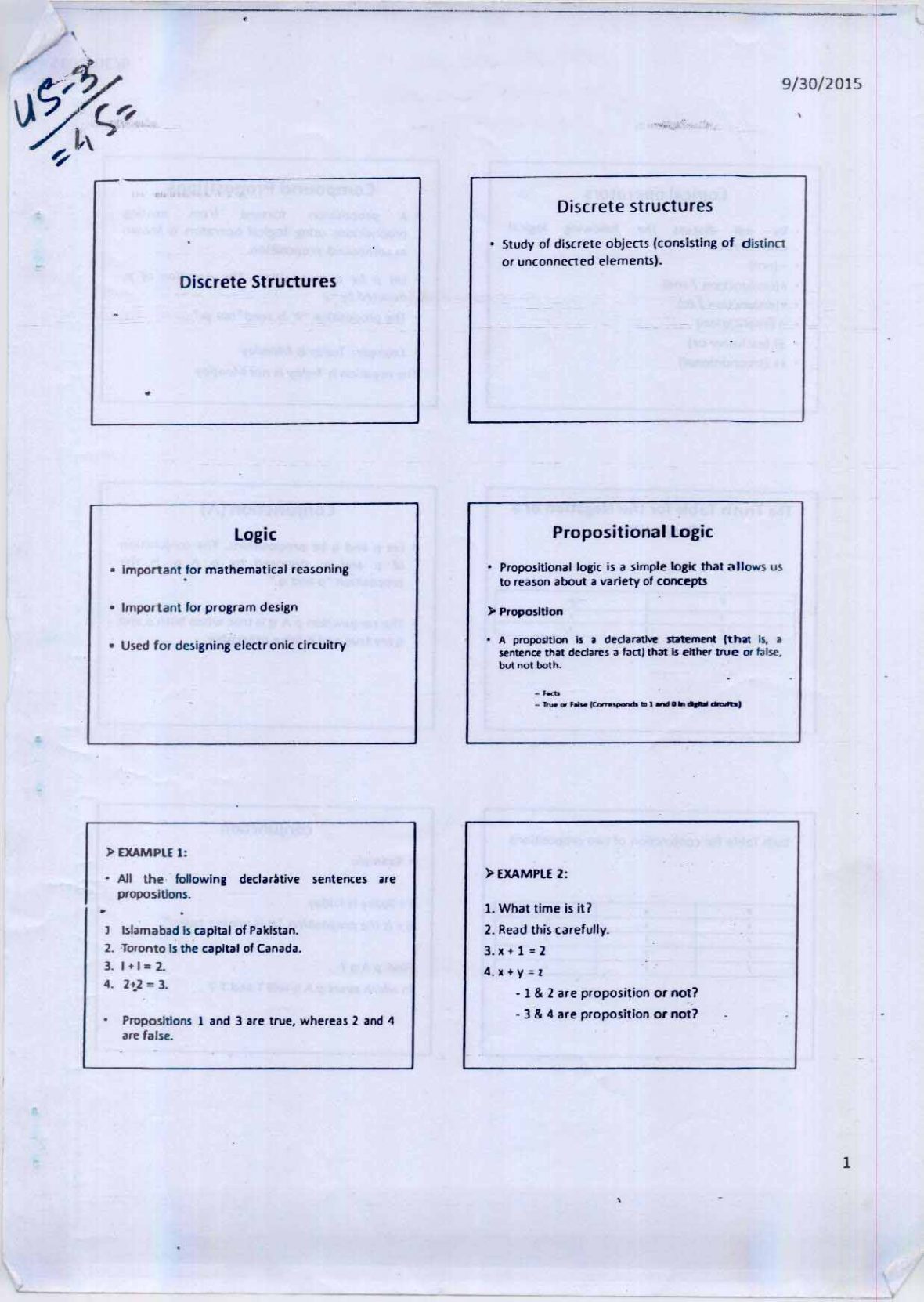 Discrete Structures US-6 Notes For BSCS (Computer Science)